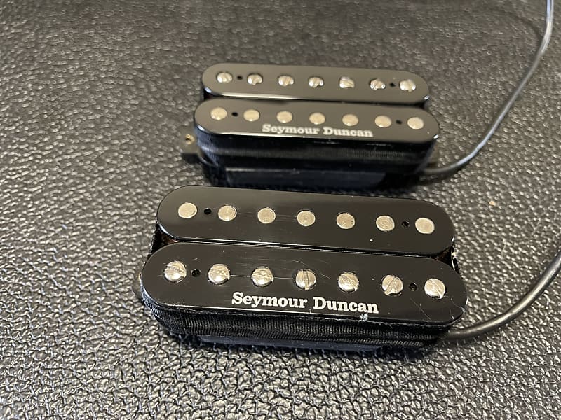 Seymour Duncan Distortion 7 string pickups set 2010’s - Black | Reverb