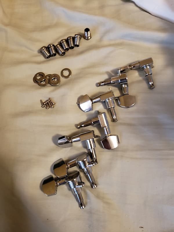 Seven 7 String Guitar Tuners Tuning Heads With Hardware | Reverb