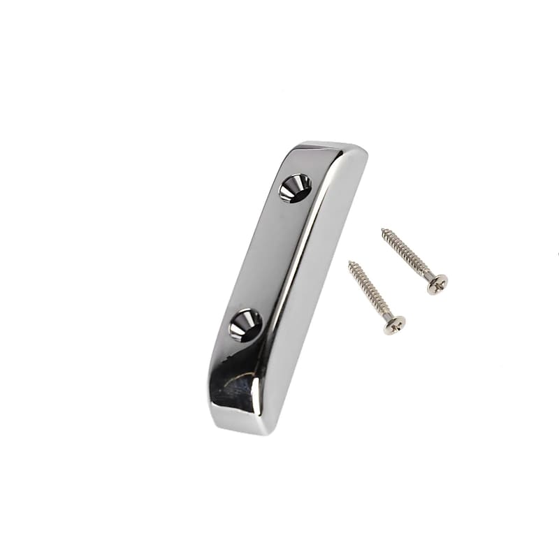Bass Guitar Chrome Metallic Plastic Thumb Rest for Fender | Reverb