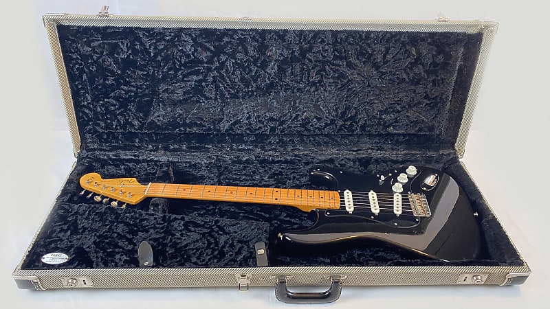 Fender Stratocaster Black Strat David Gilmour Custom - Black | Reverb