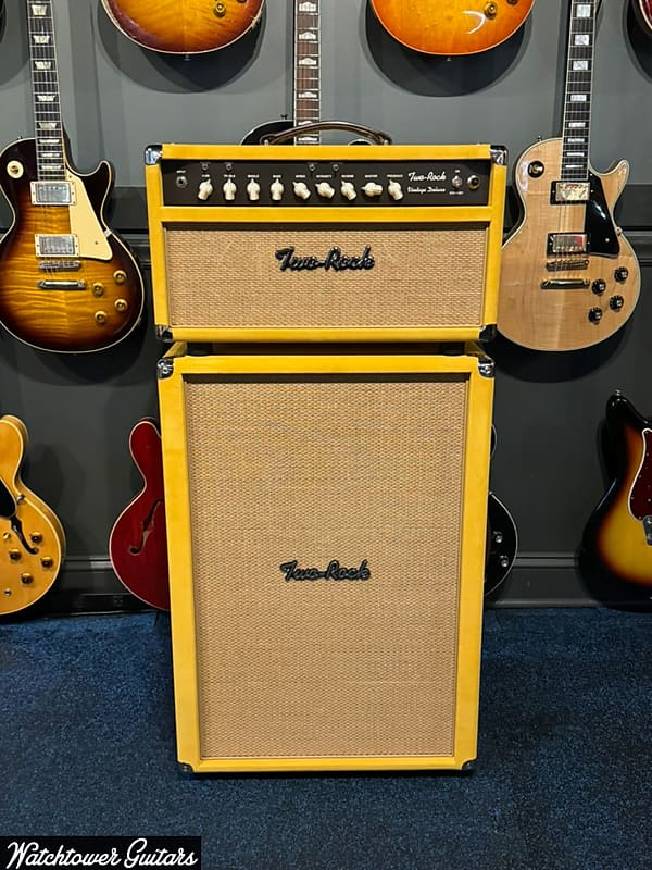Two Rock Vintage Deluxe 40 Watt 6V6 Head & 2x12 Cabinet Gold | Reverb