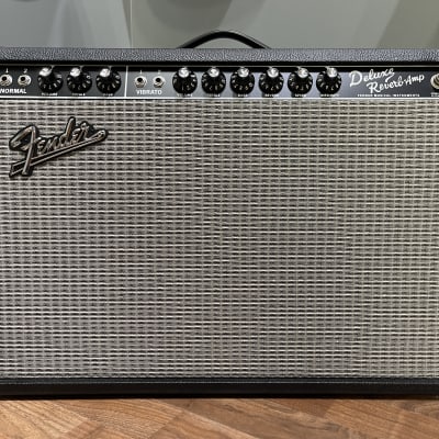 Fender '65 Reissue Reverb Deluxe Amplifier - Black | Reverb