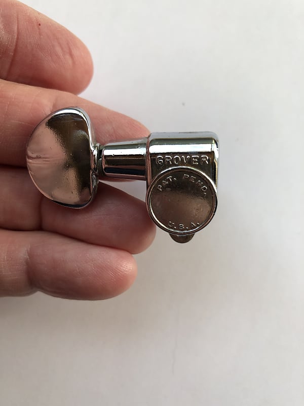 1960's Grover Pat. Pendering Rotomatic Tuner Chrome | Reverb