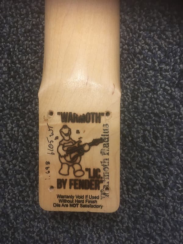 Warmoth Baritone conversion neck maple 2018 Natural maple | Reverb