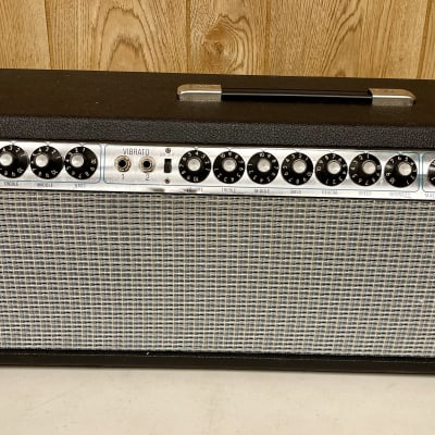 Fender Twin Reverb Vintage 100W Silverface Amp Head | Reverb