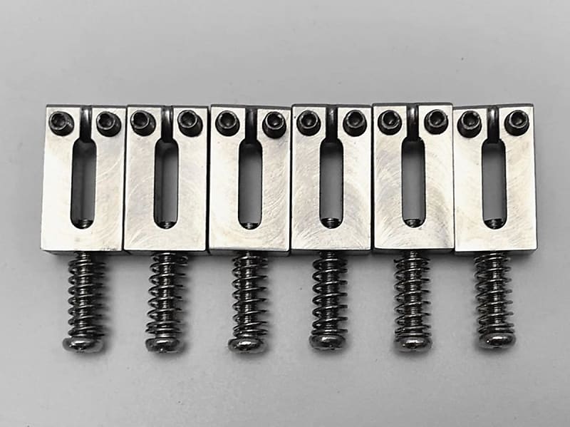 (2 1/8") Guitar Bridge Saddles Solid Steel Stainless 10.80mm | Reverb