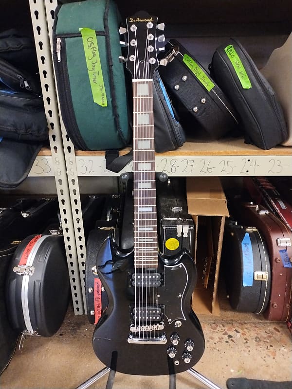 DeArmond S73 Electric Guitar - Black | Reverb