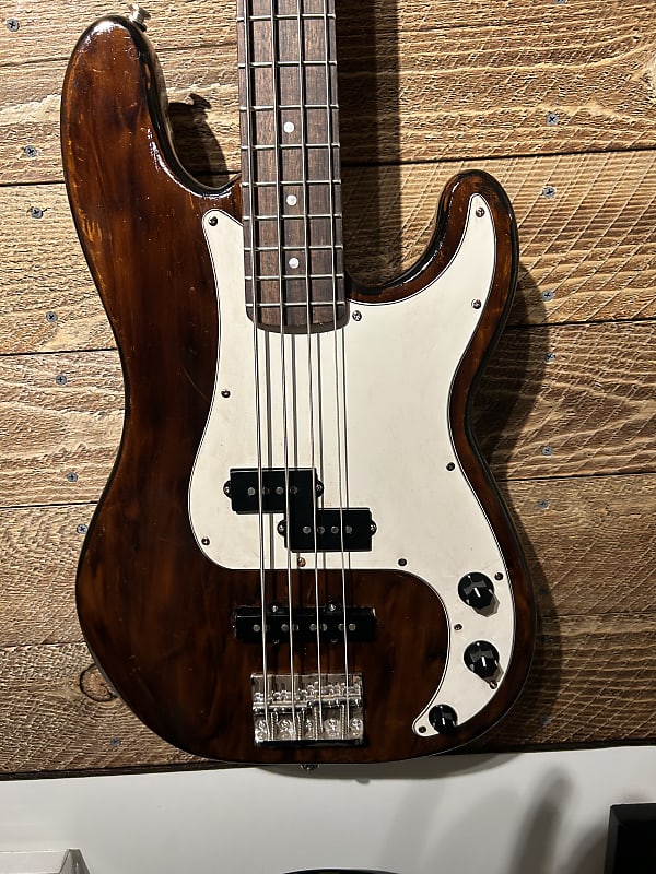 Partscaster PJ Bass - Walnut Road Worn | Reverb