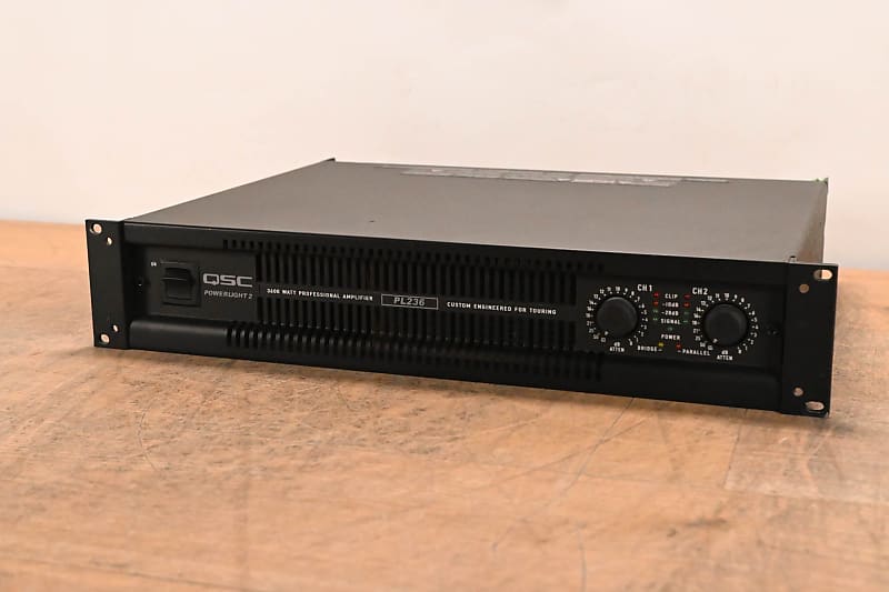 QSC PL236 PowerLight 2 Series 2-Channel Power Amplifier | Reverb