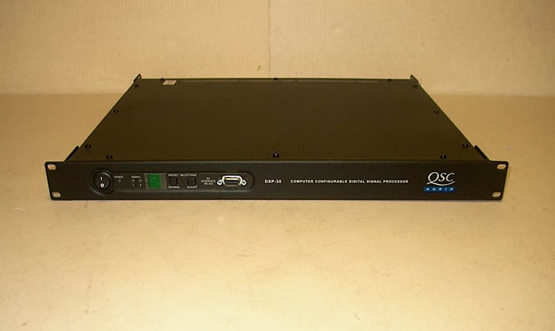 QSC DSP-30 Digital Signal Processor Equalizer, Compressor, | Reverb