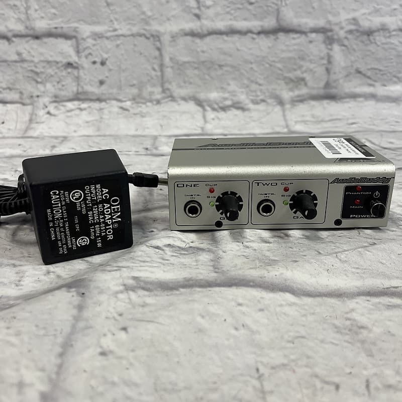 M-Audio Audiobuddy Dual Mic Preamp / Direct Box | Reverb