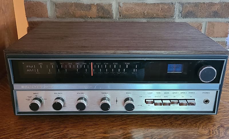 H.H. Scott 357B Reciever - Silver & Bubinga | Reverb