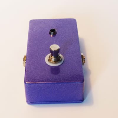 Empty stomp box pedal enclosure purple sparkle 2.25 x 4.25" | Reverb