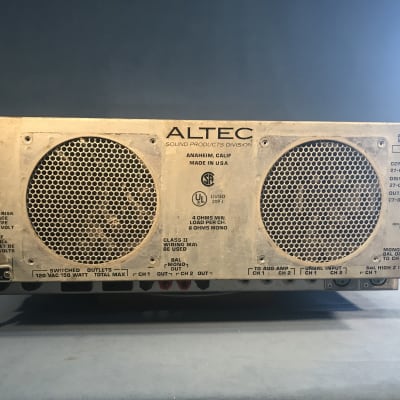 Altec Lansing 9440 A Power Amplifier 1970's - Silver | Reverb