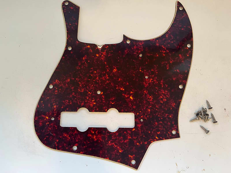 Fender Jazz bass Pickguard Tortoise Shell late 1960’s early | Reverb