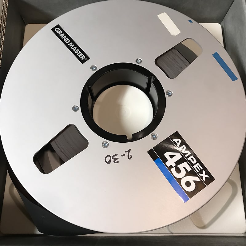 Ampex Grand Master 456 audio mastering recording tape 2" reel | Reverb