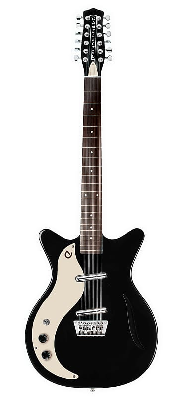 Danelectro '59 Vintage 12 String Lefty Black | Reverb