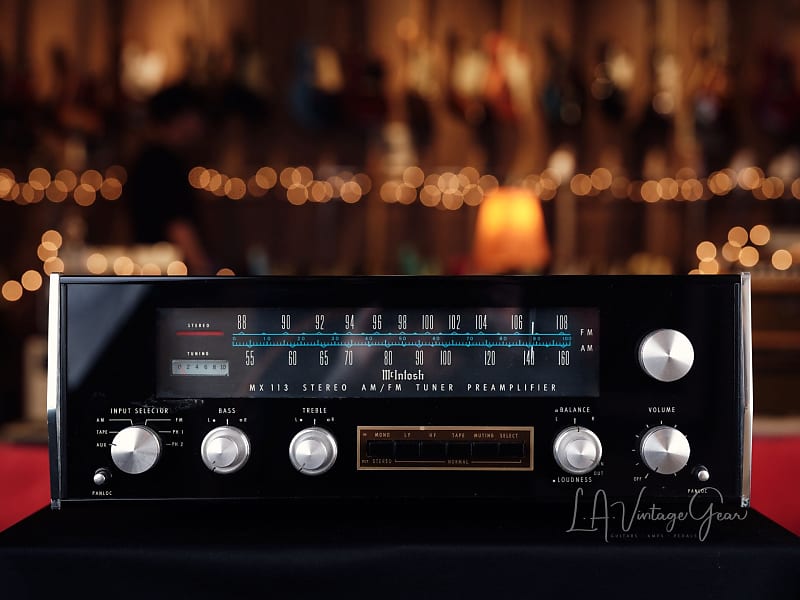 McIntosh MX113 Solid State Preamp Tuner - Recently Serviced! | Reverb