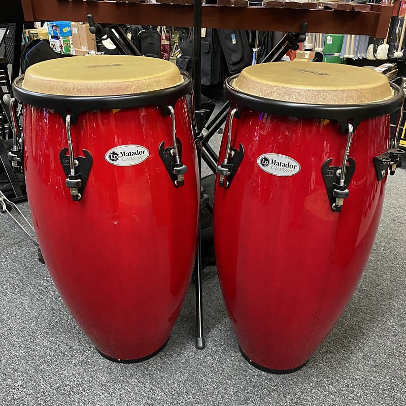 LP Matador Congas Pair Red | Reverb