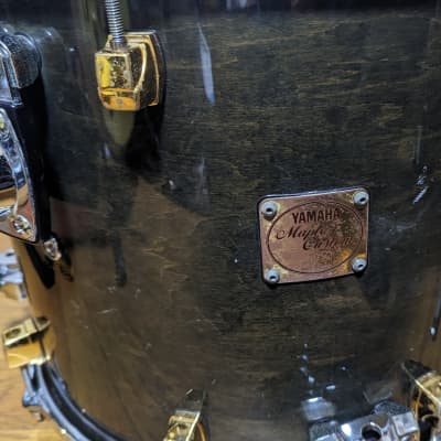 YAMAHA Maple Custom Rack Tom 15"×13" 1990s Black Mist | Reverb