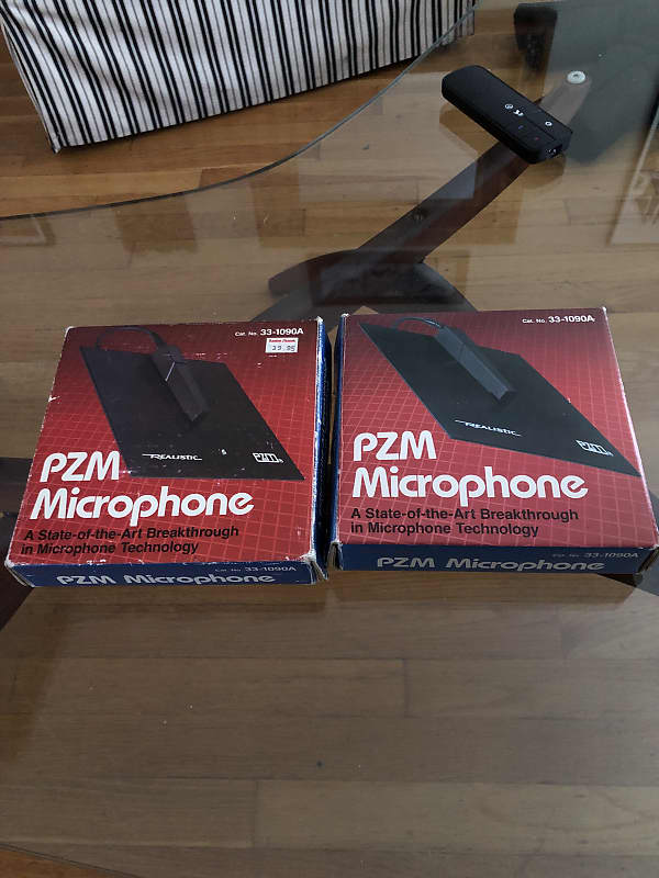 Stereo Pair open box Modded PZM’s 1090 A 90’s Black | Reverb Canada