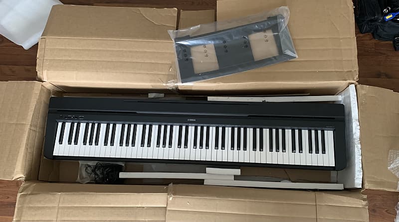 Yamaha P145B 88 Key Weighted Digital Piano with Two 7W | Reverb