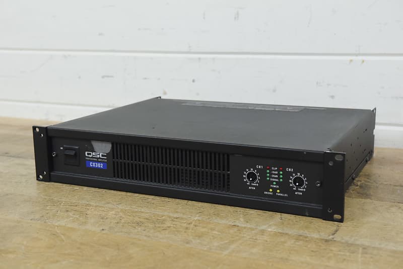 QSC CX302 2 Channel Power Amp (church owned) CG00HMQ | Reverb