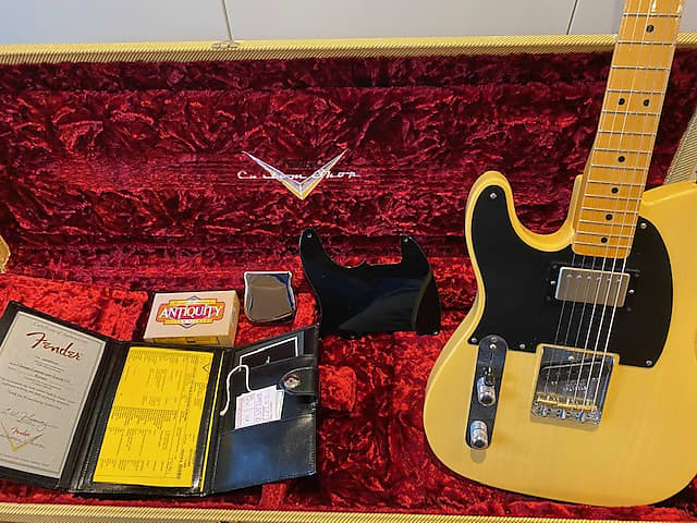 Left handed Fender Esquire 2020 Custom Shop | Reverb