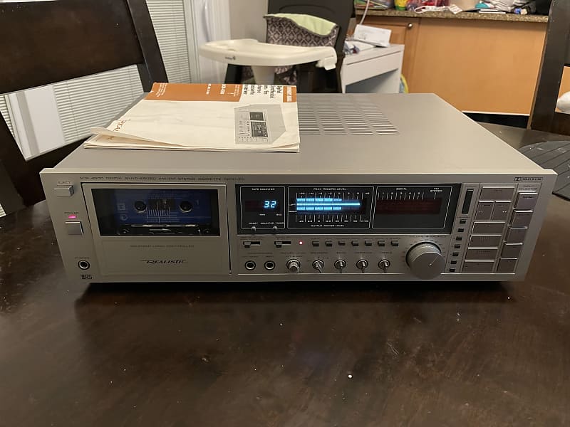 Realistic SCR-4500 Digital Synthesized AM FM Stereo Cassette | Reverb