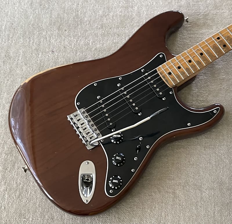 1977-1979 Fender USA Stratocaster Mocha Brown 3 Bolt Micro | Reverb