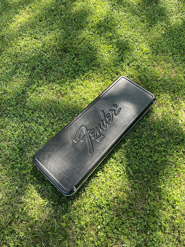 Fender 80’s guitar case rectangle 1989’s Black | Reverb