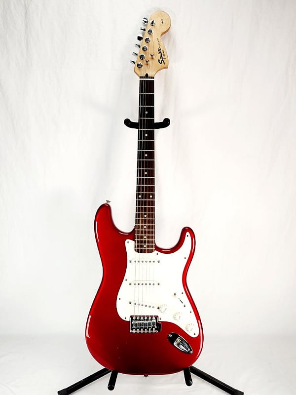 Squier Affinity Series Stratocaster Red Electric Guitar | Reverb