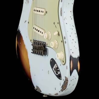 Fender Custom Shop 1960 Stratocaster Heavy Relic - Aged Sonic | Reverb