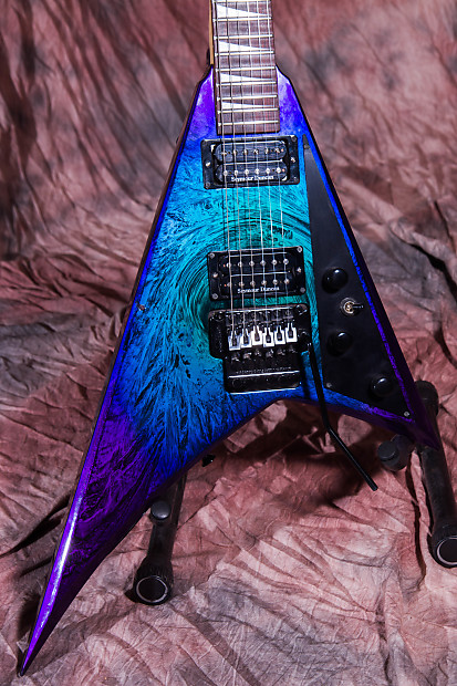 Jackson RR3 Eerie Dess Swirl w/ case Randy Roads Duncan | Reverb