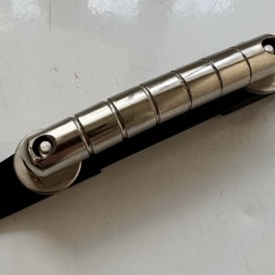 Gretsch Gold Rocking Bar Bridge Assy with Ebony Base | Reverb