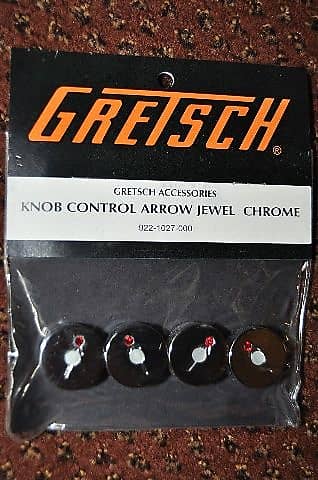 Gretsch Knob Control Arrow Jewel Chrome 4-Pack | Reverb