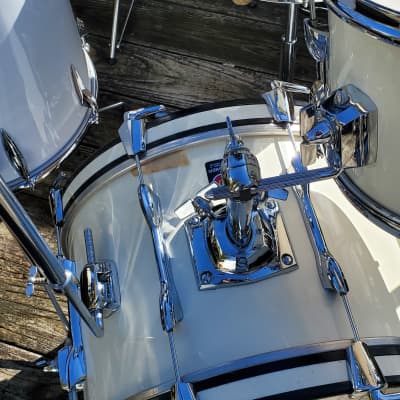 Premier Bop drum kit 1970s - White Duroplastic | Reverb