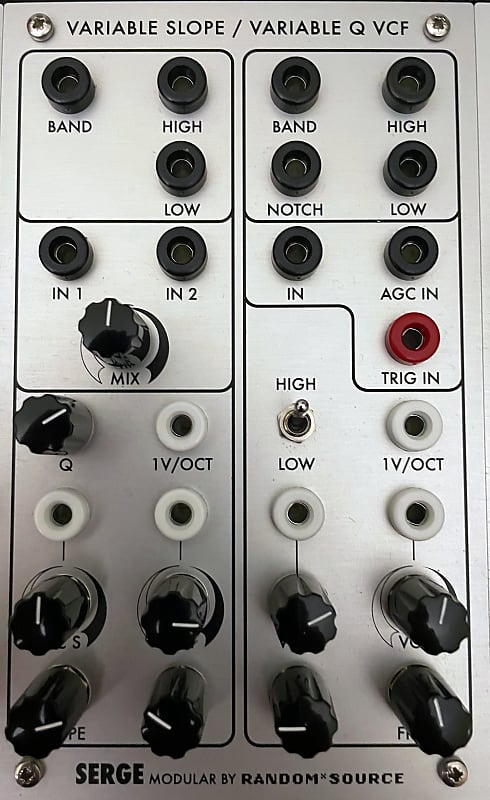 Random Source Serge Variable Slope Variable Q Filter vcfq | Reverb