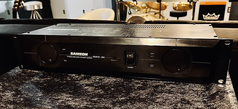 Samson Servo 260 Studio Amplifier - 130 watts/channel | Reverb