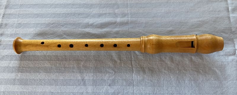 Vintage Wm Koch Soprano Maple Recorder, Made in USA | Reverb