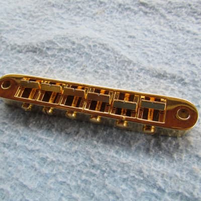 Tokiwa Japan All Pure Brass Tune-O-Matic Style Guitar Bridge | Reverb