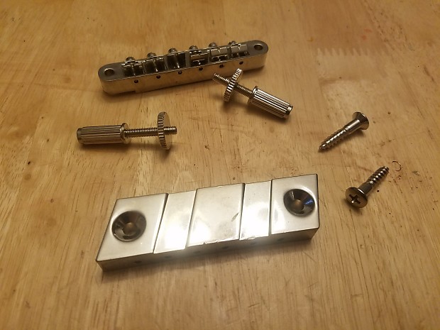 Guild S-100 Bridge and Tailpiece with hardware Chrome | Reverb