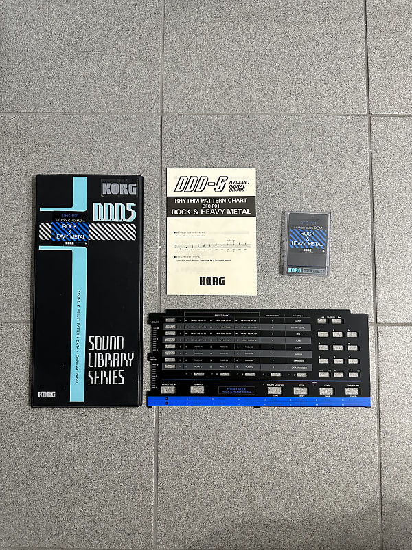Korg DDD-5 Sound Library Series - Rock & Heavy Metal 80s | Reverb