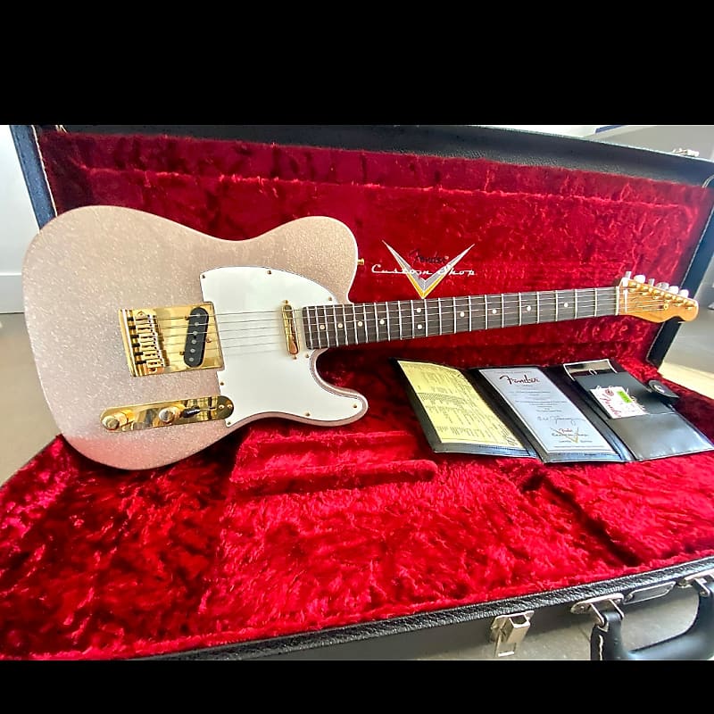 NAMM Fender Telecaster Custom Shop 2019 - Pink sparkle | Reverb