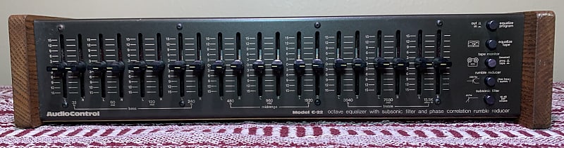 AudioControl C-22 Octave Equalizer w/ Manual | Reverb