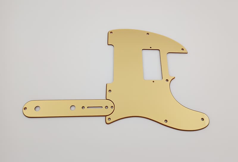 8 hole metallic gold acrylic pickguard & control plate for | Reverb