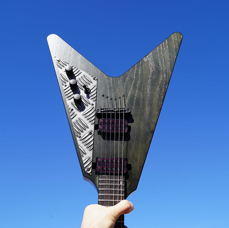 Schecter DIAMOND SERIES V-1 Apocalypse - Rusty Grey 6-String | Reverb