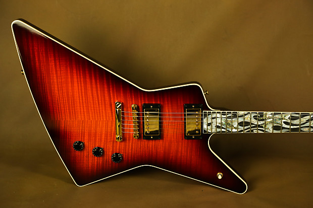 Gibson Flamethrower Explorer Ultima Brimstone Burst | Reverb Australia