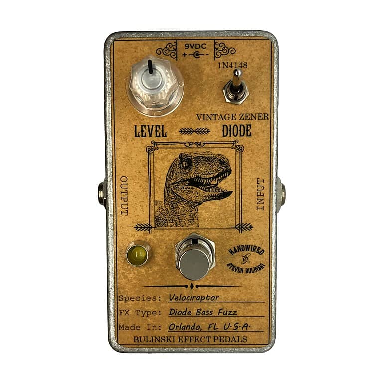 Velociraptor Diode Bass Fuzz Pedal (hand-wired) by Bulinski | Reverb
