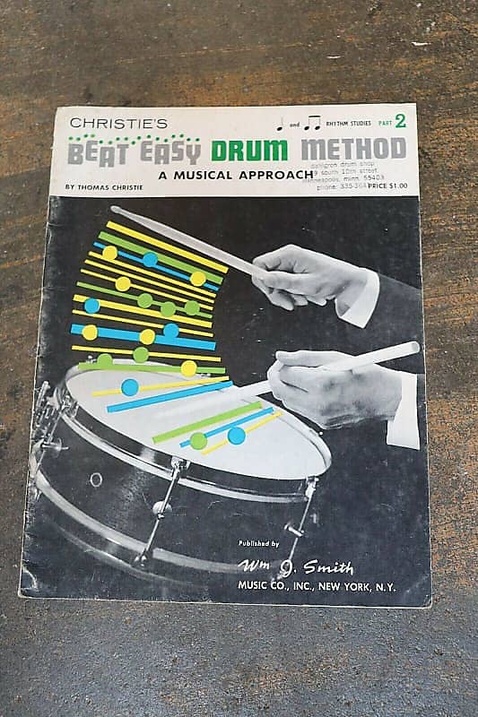 "Beat Easy Drum Method Part 2" Drum Book by Thomas Christie | Reverb